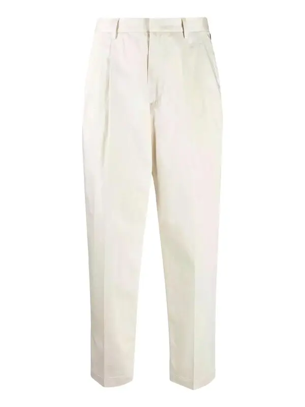 Woolrich Straight-leg Cropped Trousers - Neutrals