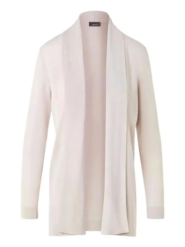 Akris Shawl-collar Silk-blend Cardigan - Neutrals
