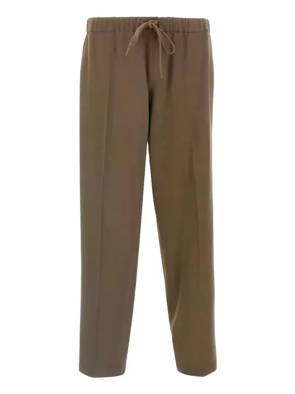 MAISON MARGIELA Drawstring-waist Trousers - Brown