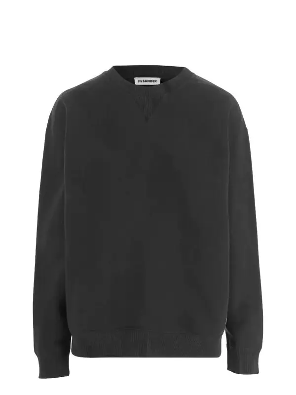 JIL SANDER Logo-print Sweatshirt - Black