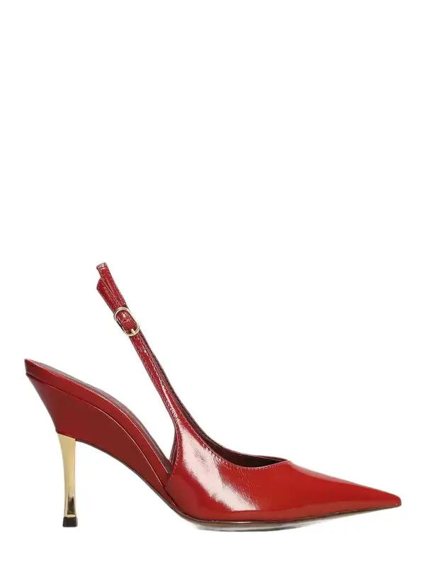 AREZZO Buckle-fastening Leather Pumps - Red