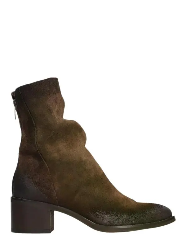 METISSE Degradè-effect Ankle Boots - Brown
