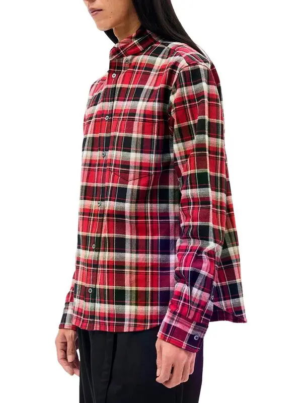 ANN DEMEULEMEESTER Check-print Shirt - Red