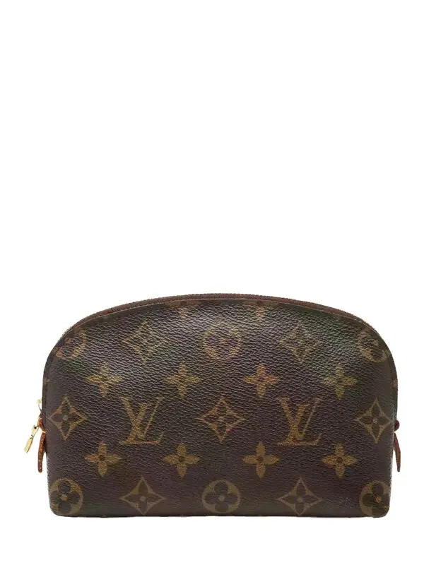 LOUIS VUITTON 2003 Monogram Cosmetic Pm Pouch - Brown