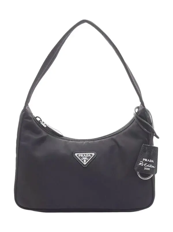 Prada 2013-2026 Mini Re Nylon Re Edition 2000 Shoulder Bag - Black