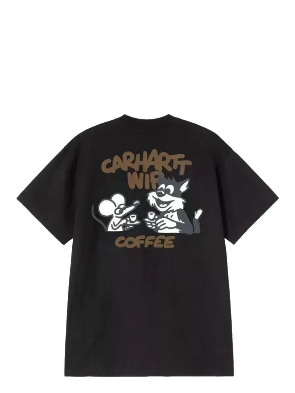 Carhartt Work In Progress Coffee Break Graphic-print T-shirt - Black