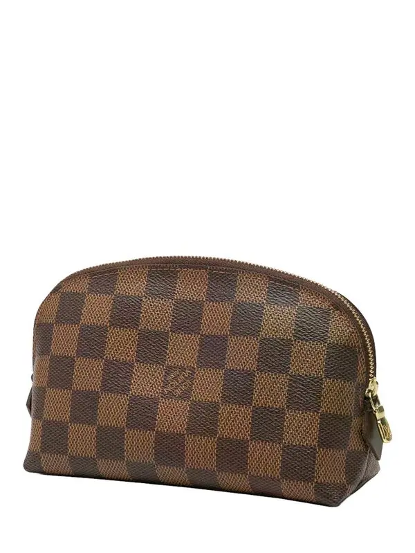 LOUIS VUITTON 2007 Damier Ebene Cosmetic Pouch - Brown