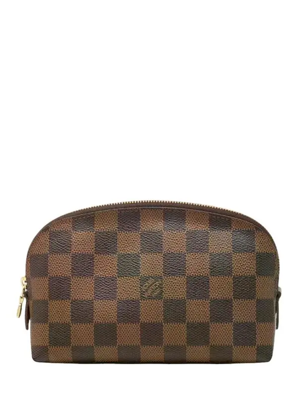 LOUIS VUITTON 2010 Damier Ebene Cosmetic Pm Pouch - Brown