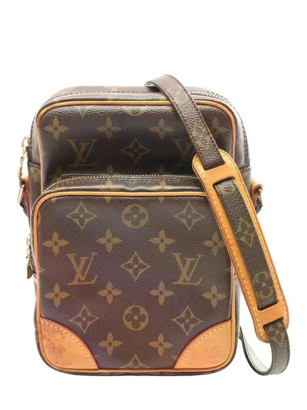 LOUIS VUITTON 2005 Monogram Amazone Crossbody Bag - Brown