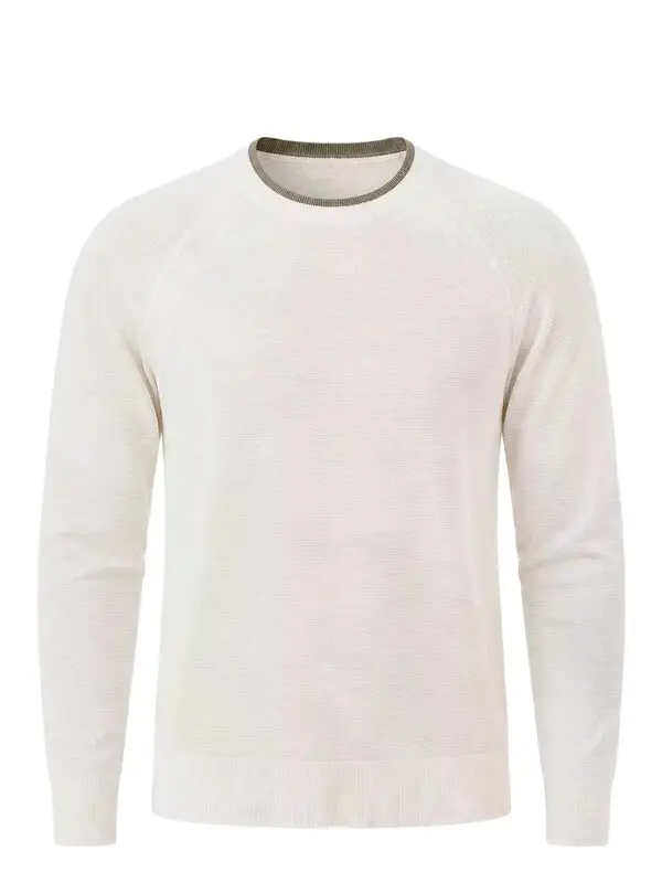 PAOLO PECORA Raglan-sleeve Crew-neck Sweater - Neutrals