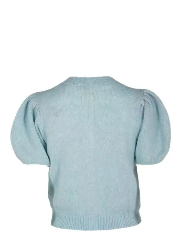 DÔEN Alesia Short-sleeve Cardigan - Blue