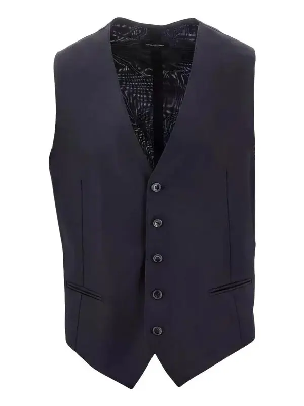 Tagliatore Single-breasted Waistcoat - Blue