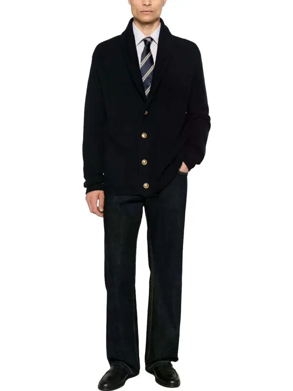 Valentino Garavani Shawl-collar Cardigan - Blue