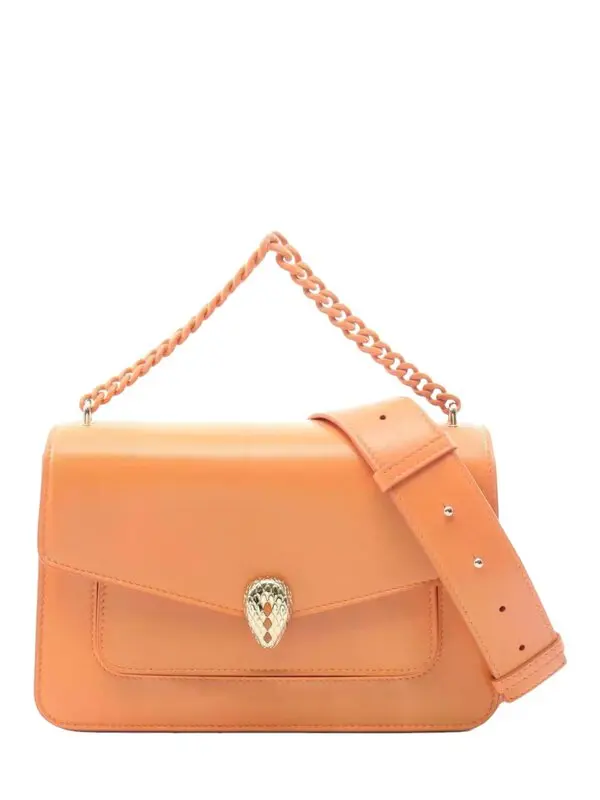 BVLGARI 2010s Serpenti Forever Tote Bag - Orange