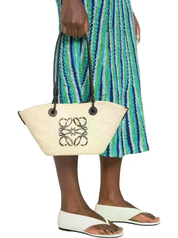 Loewe Small Anagram Tote Bag - Neutrals
