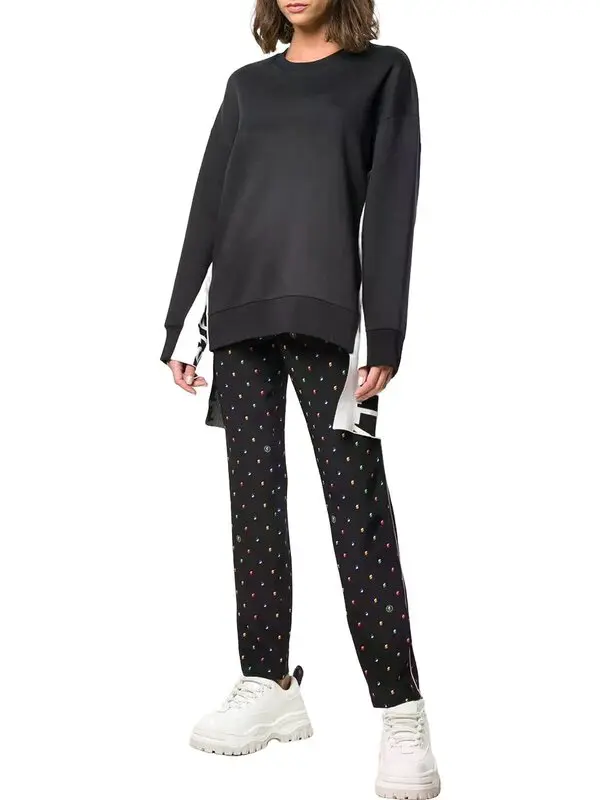 Stella McCartney All-over Print Trousers - Black