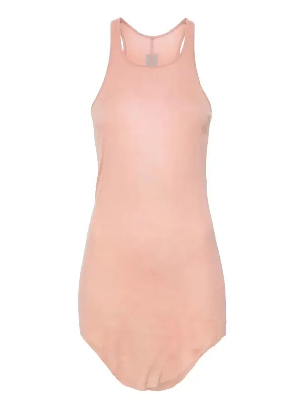 Rick Owens Raw-cut Longline Tank Top - Pink
