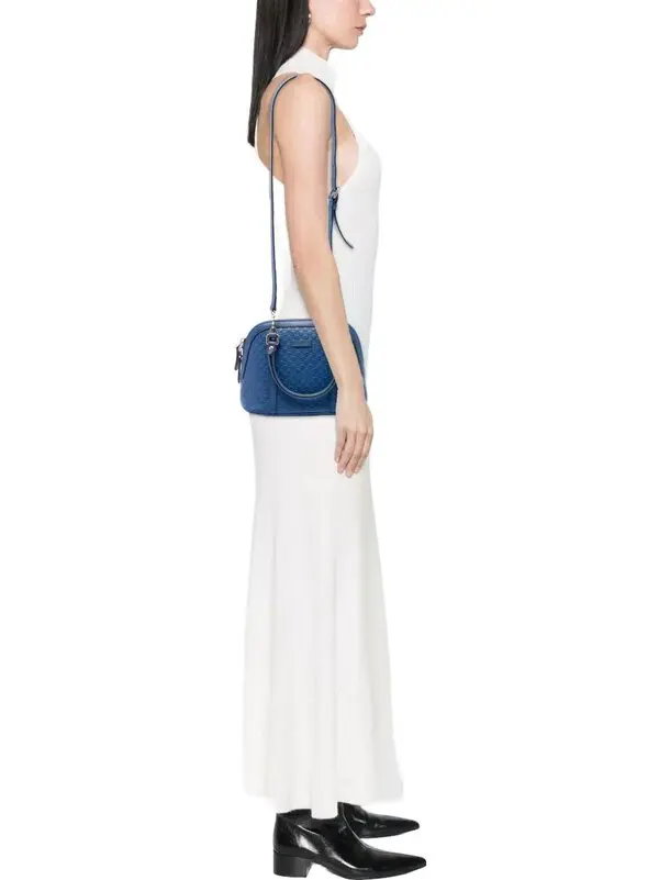 Gucci 2016-2026 Mini Microguccissima Dome Satchel - Blue