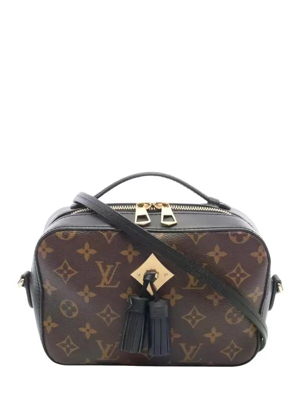 LOUIS VUITTON 2018 Monogram Saintonge Satchel - Brown