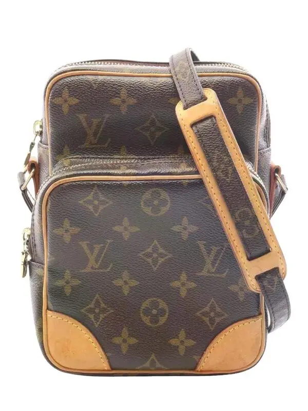 LOUIS VUITTON 2005 Monogram Amazone Crossbody Bag - Brown