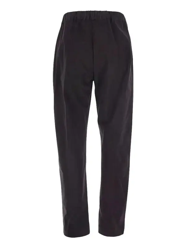 SEMICOUTURE Buddy Drawstring Tapered Trousers - Brown