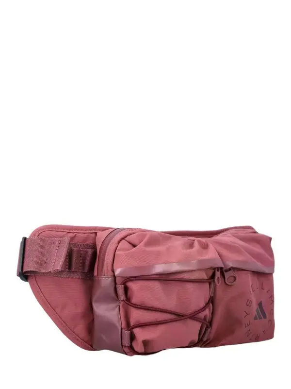 Adidas By Stella McCartney Logo-print Bungee-cord Belt Bag - Red