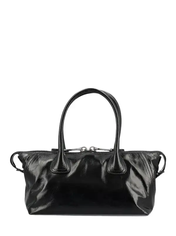 Miu Miu Logo-embossed Shoulder Bag - Black