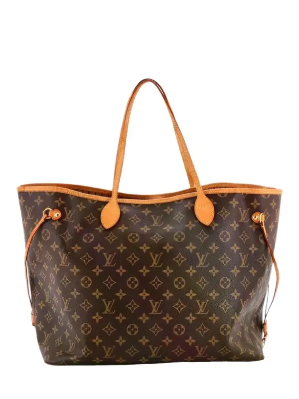 LOUIS VUITTON Neverfull Nm Monogram Canvas Gm Tote Bag - Brown