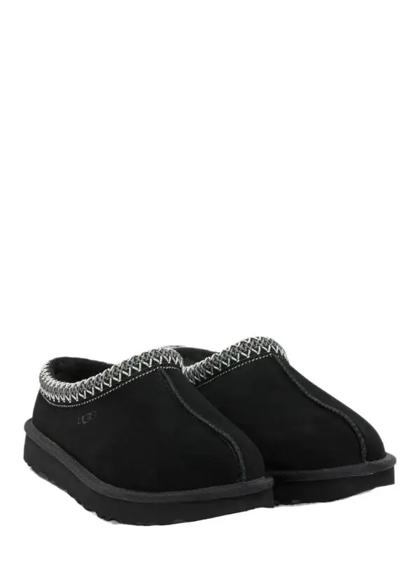 UGG Tasman Ii Embroidered Flat Mules - Black