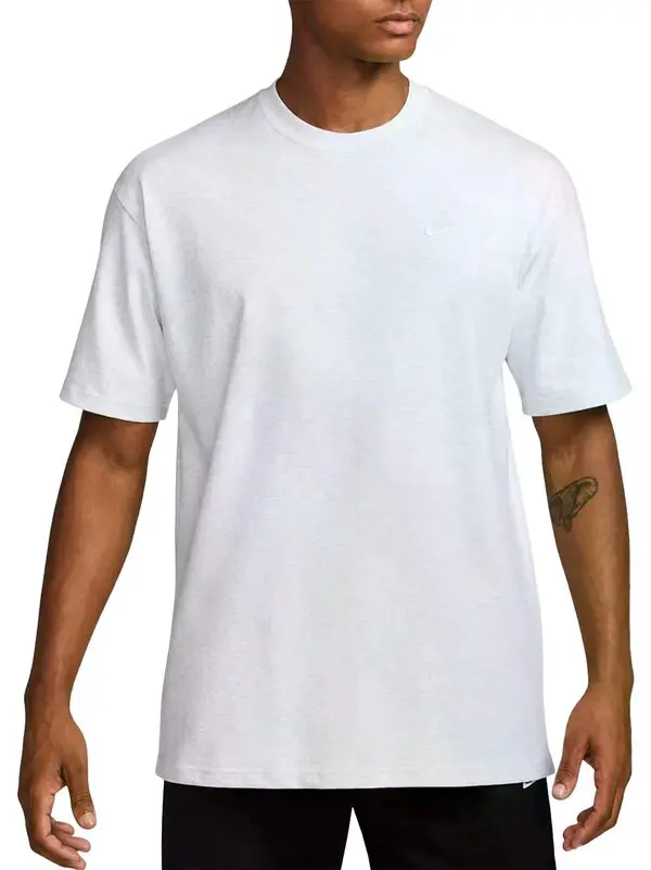 Nike Logo-embroidered T-shirt - Grey