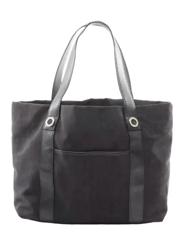 BVLGARI 2000s Logomania Tote Bag - Black