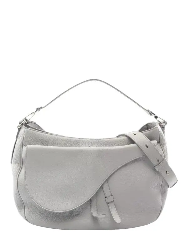 Dior 2000s Saddle Shoulder Bag - Grey