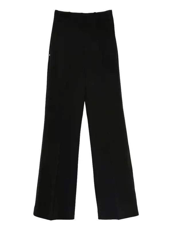 Sportmax Volonta High-waisted Wide-leg Trousers - Black