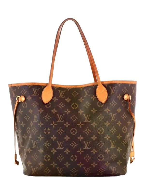 LOUIS VUITTON Neverfull Nm Monogram Canvas Mm Tote Bag - Brown
