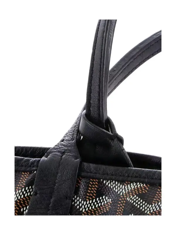 Goyard Anjou Reversible Coated Canvas Pm Tote Bag - Black