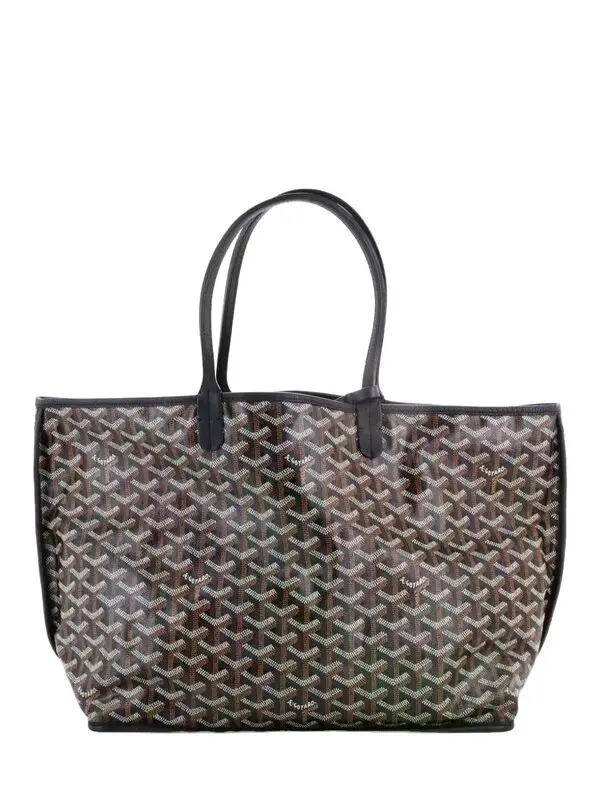 Goyard Anjou Reversible Coated Canvas Pm Tote Bag - Black