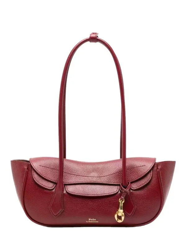 Polo Ralph Lauren Small Blaze Leather Shoulder Bag - Pink