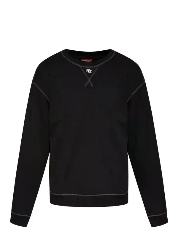DIESEL® Crew-neck Sweater - Black