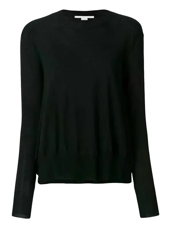 Stella McCartney Curved Hem Sweater - Black