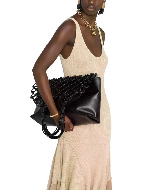 Stella McCartney Rib-knit Handkerchief-hem Dress - Neutrals