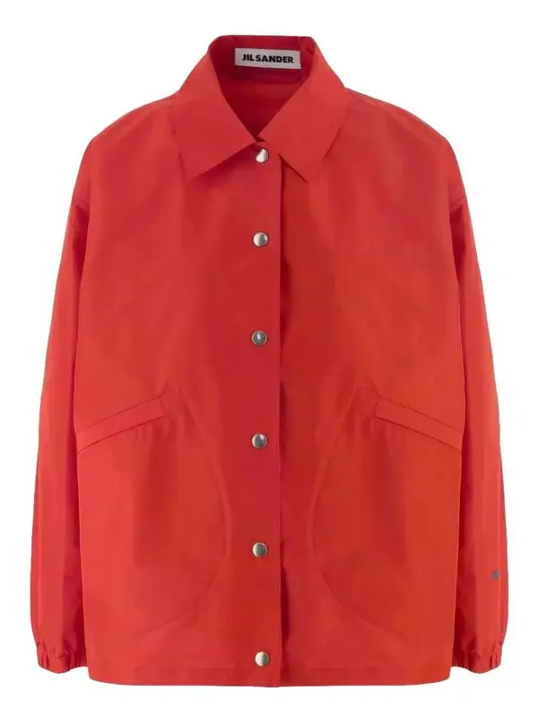 JIL SANDER Logo-embroidered Jacket - Red