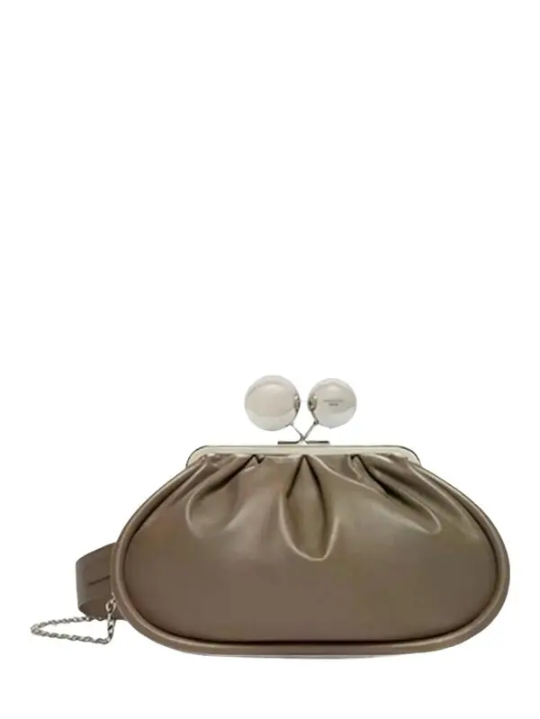Max Mara Medium Pasticcino Clutch Bag - Neutrals