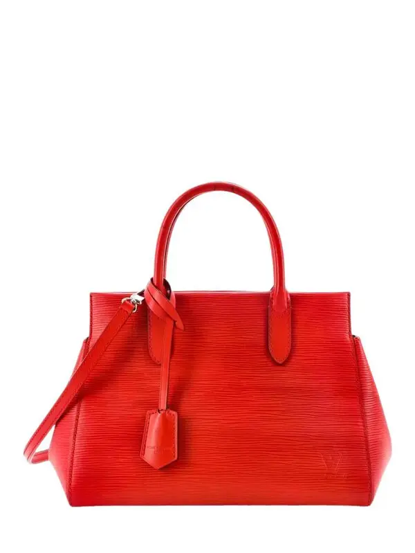 LOUIS VUITTON Marly Handbag Epi Leather Bb Satchel - Red