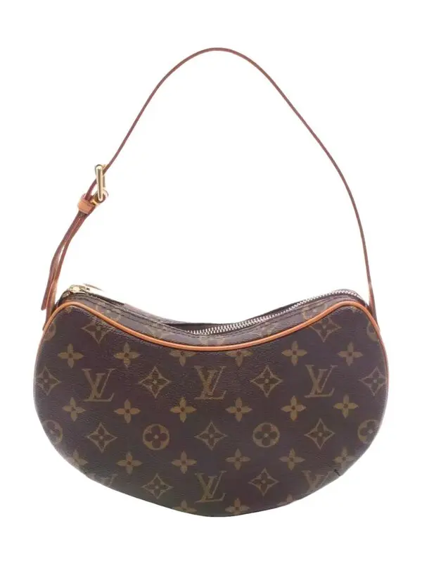 LOUIS VUITTON 2003 Pochette Croissant Shoulder Bag - Brown