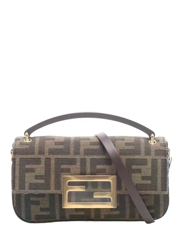 Fendi Zucca Shoulder Bag - Brown