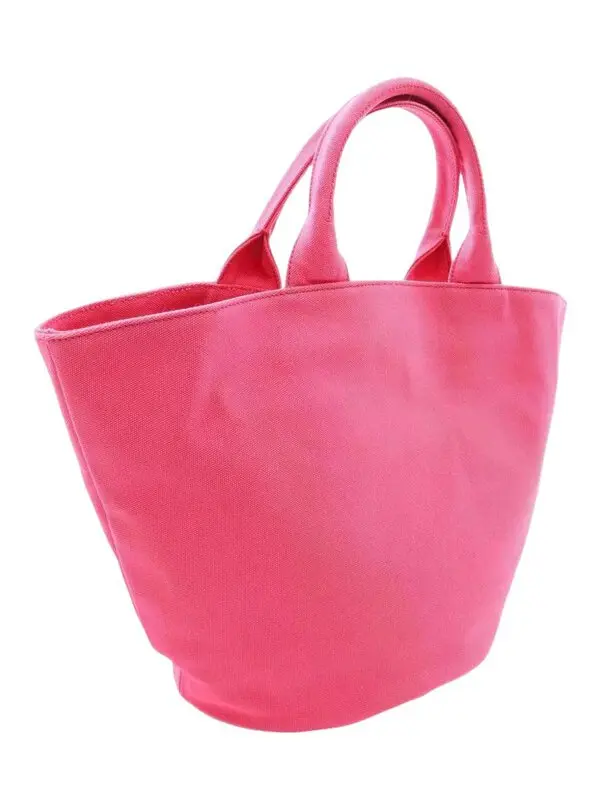 Prada 2010s Canapa Logo Tote Bag - Pink