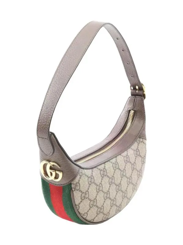 Gucci 2020s Ophidia Gg Supreme Mini Shoulder Bag - Neutrals