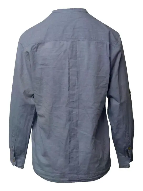 ISABEL MARANT VINTAGE Button-up Long-sleeve Shirt - Blue