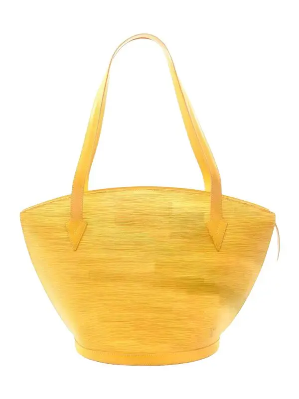 LOUIS VUITTON 1995 Epi Saint Jacques Gm Long Strap Tote Bag - Yellow