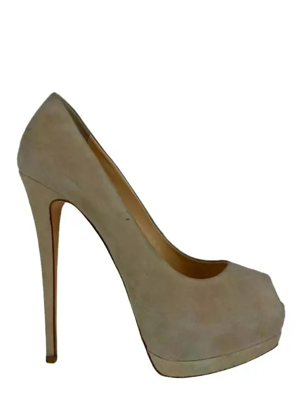 GIUSEPPE ZANOTTI Sharon Peep-toe Platform Pumps - Neutrals